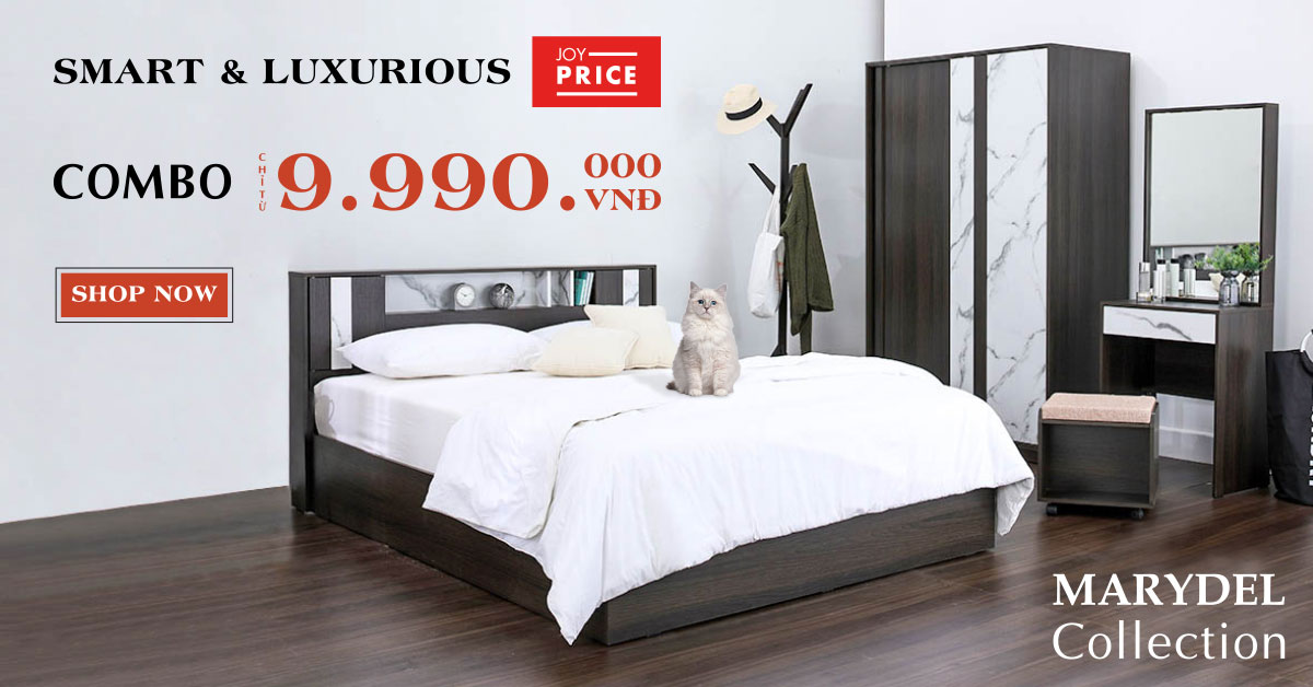 Trọn bộ phòng ngủ MARYDEL